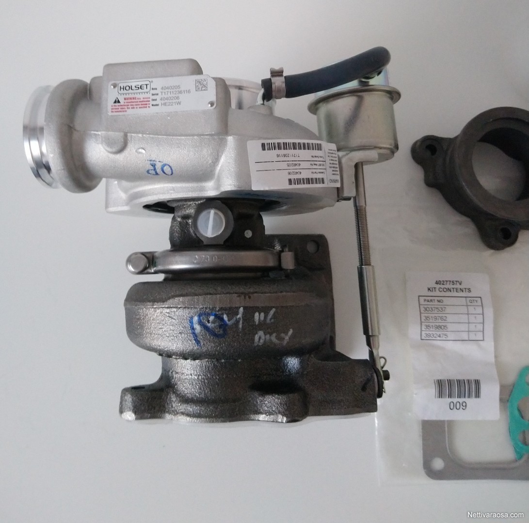 Nettivaraosa - Holset HE221W - Turbo Holset HE221W T2 6cm single scroll ...